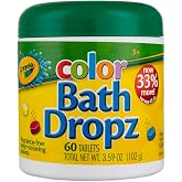 Amazon.com: Crayola Bath Dropz 3.59 oz 60 Tablets (Pack of 2) : Beauty ...