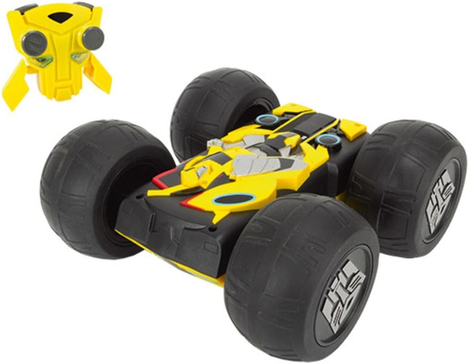 Dickie RC Transformers Bumblebee Remote Control Flip ‘N’ Race Stunt Car ...