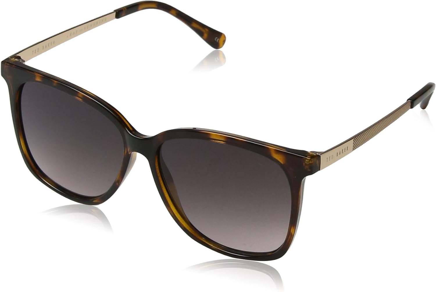 Ted Baker Women's Fawn Sunglasses, Tortoiseshell, 55: Amazon.co.uk ...