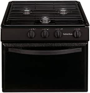 Amazon.com: Suburban 3215A 22" RV Gas Range with Black Textured Steel ...