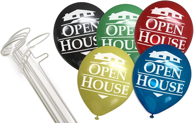 Amazon.com: The Balloonie Open House Balloon Kit - No More Helium ...
