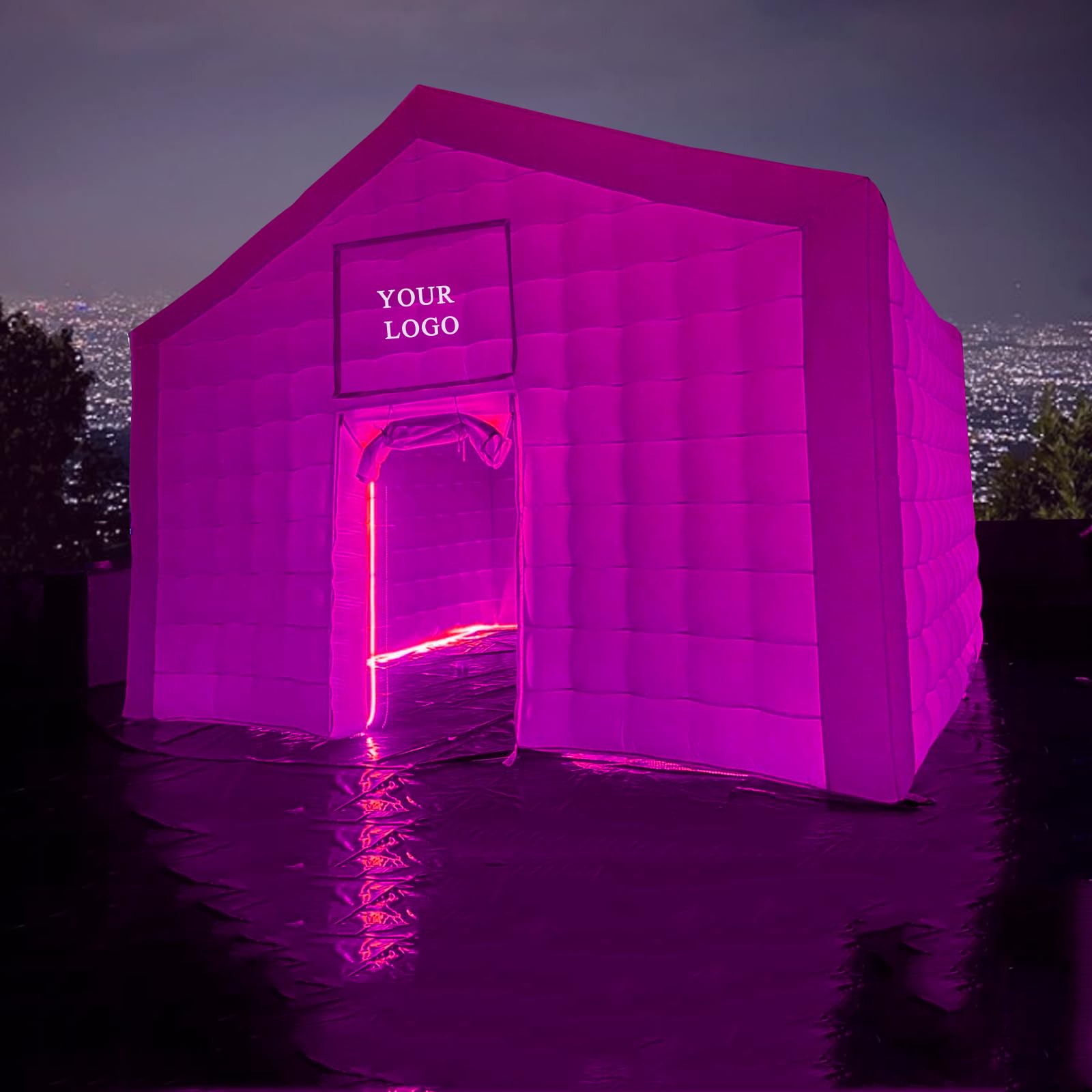 CZGBRO Inflatable Nightclub, Portable Air Cube Tent, Inflatable Night ...