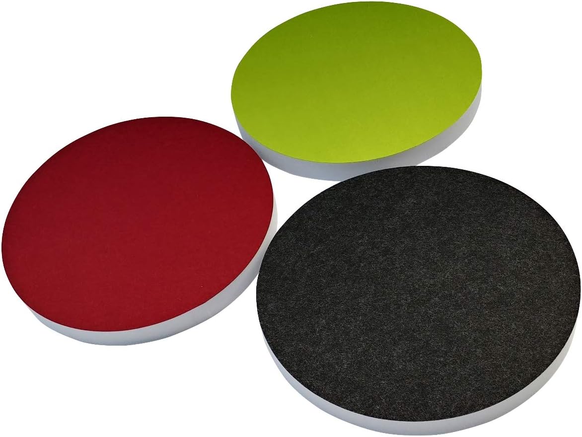 Schallabsorber Set aus Basotect G+® - Kreis Ø 55 cm Akustik Element ...