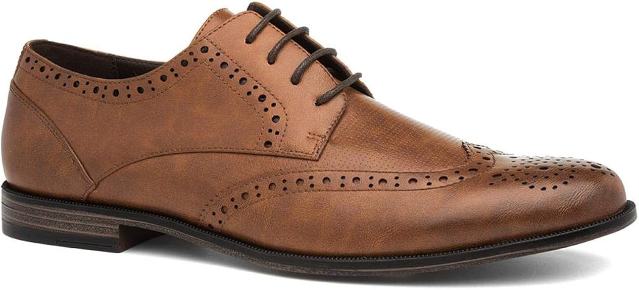 BECKETT Mens Lace Up Tan Brogue Shoe: Amazon.co.uk: Shoes & Bags