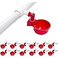 Amazon.com : letsFix Chicken Water Cups for PVC with Tee (12 Pack), Automatic Chicken Waterer ...