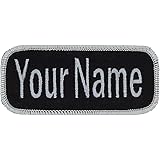 Amazon.com: Name Patch Uniform Work Shirt Personalized Embroidered ...
