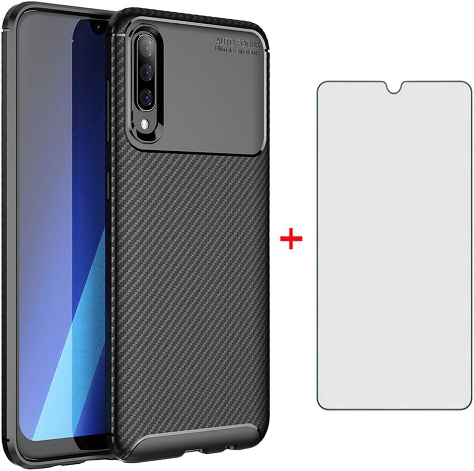 Amazon.com: Phone Case for Samsung Galaxy A50 with Tempered Glass ...
