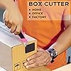 Jetmore Box Cutter, 2 Pack Pink Utility Knife, Durable Razor Knife, Box ...