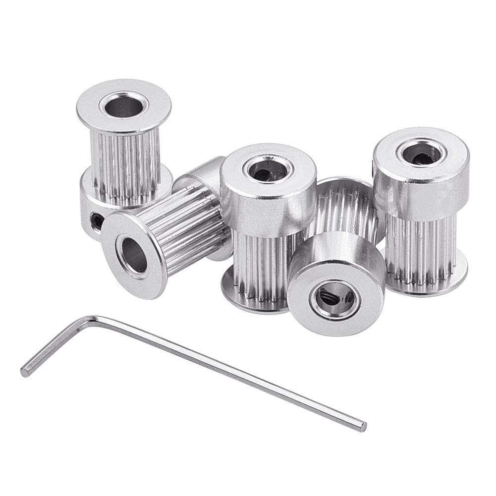 Gt2 16T 5B Timing Belt Drive Pulleys 16 Teeth 5mm Bore Shaft, 10mm Wide ...