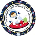 Amazon.com: Outer Space Astronaut Thank You Stickers for Boy - Birthday ...