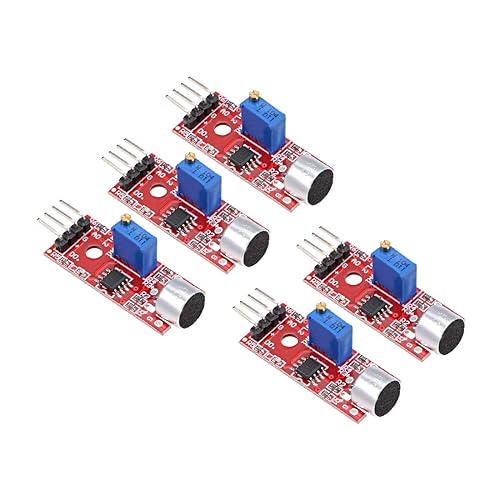 Uxcell Sound Microphone Sensor Detection Module With Do Ao For Arduino Uno R3 Avr Pic 5pcs In