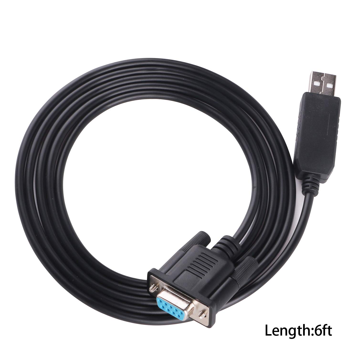 USB to RS232 DB9 Female Serial Cable 2-RXD – BigaMart