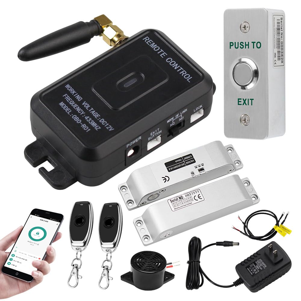 HERNAS Smart Phone APP Unlocking Access Control System Kit, with Remote ...
