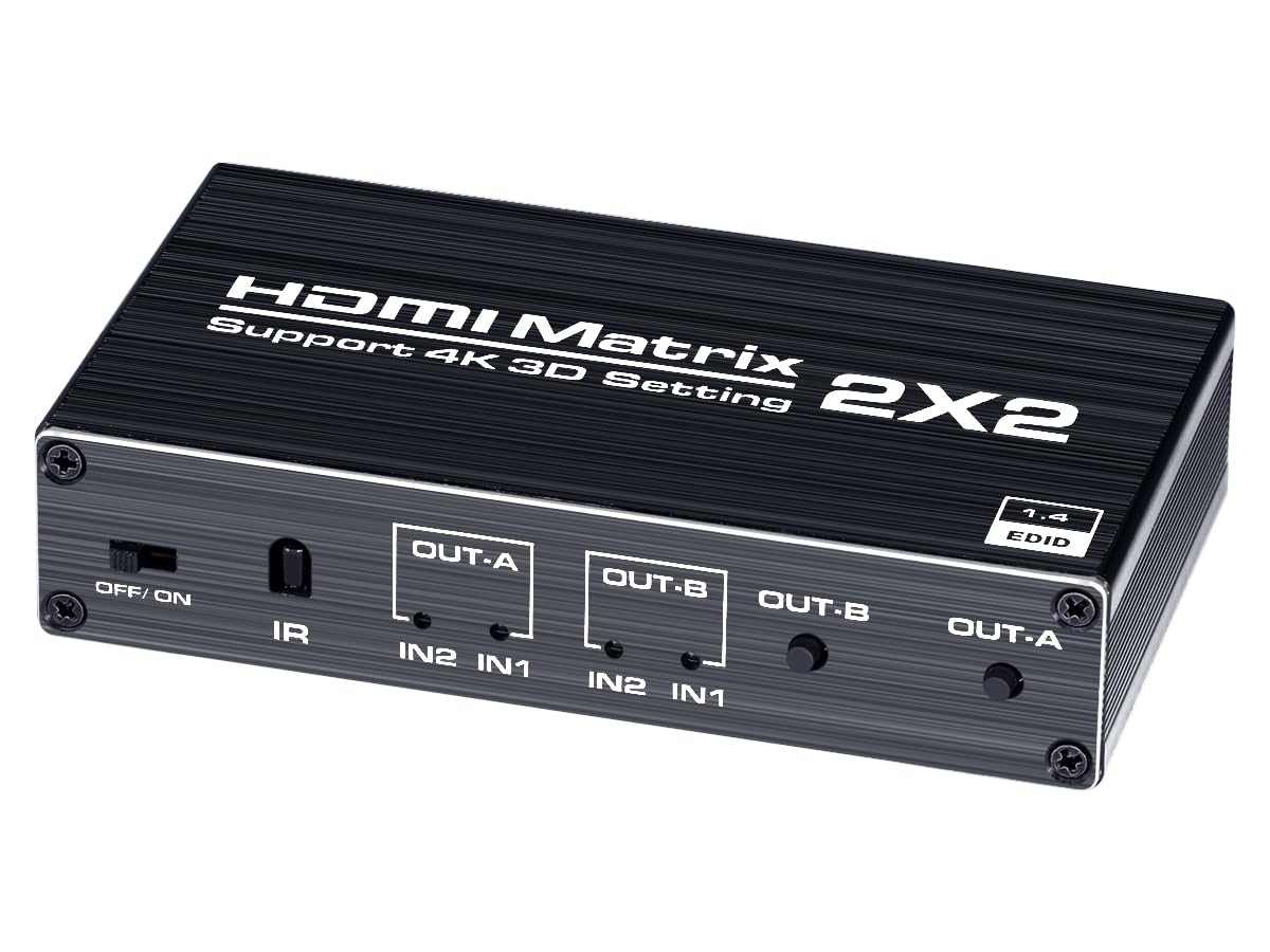 Mua ELEVIEW EHD-843Y HDMI Switcher, Splitter, 2 Inputs, 2 Outputs, Matrix Switch, 4K HDCP1.4 ...