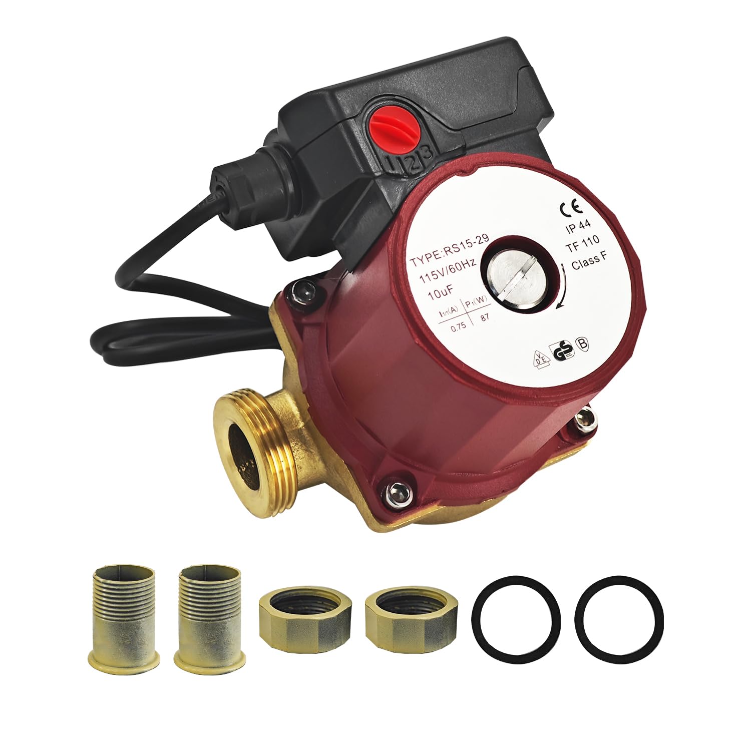 Dewinston 115V Non-Submersible Circulation Pump with Line Cord, Rated ...