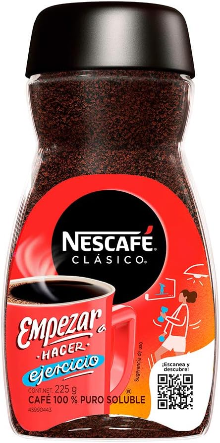 Nescafé Clasico, Café Soluble, 225 g: Amazon.com.mx