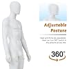 Kinfant 6Ft Male Mannequin Dress Form Display - Manikin Torso Stand ...