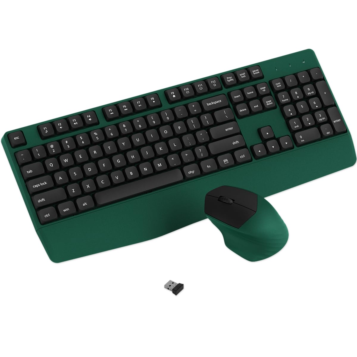 COVEVA Wireless Keyboard and Mouse Combo, Ergonomic Keyboard with Wrist ...