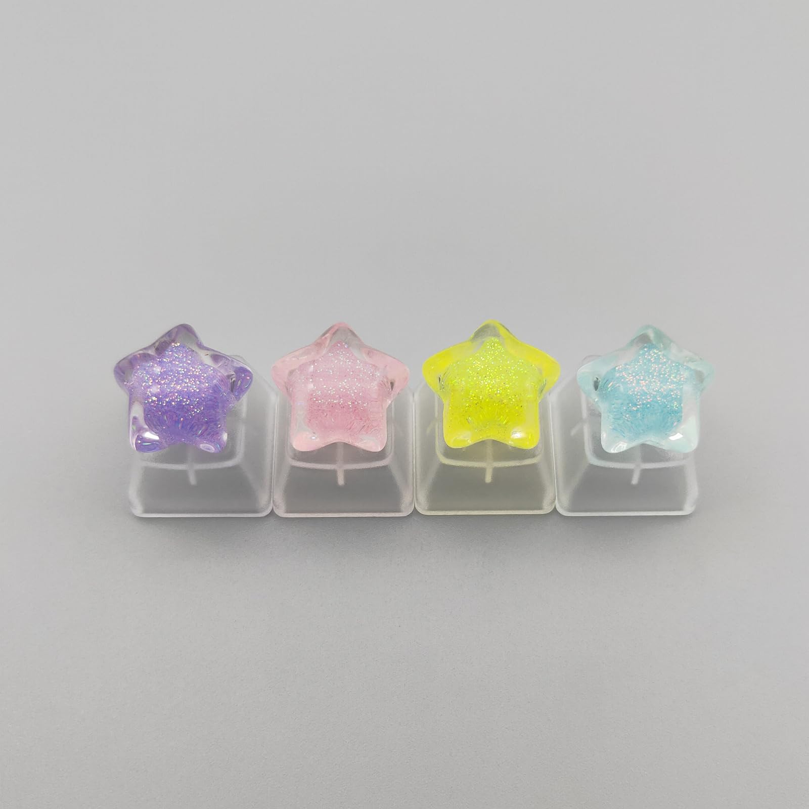 Mua Elacgap 4 Keys Cute Colorful Star keycaps, Custom 3D Backlit Keycap ...