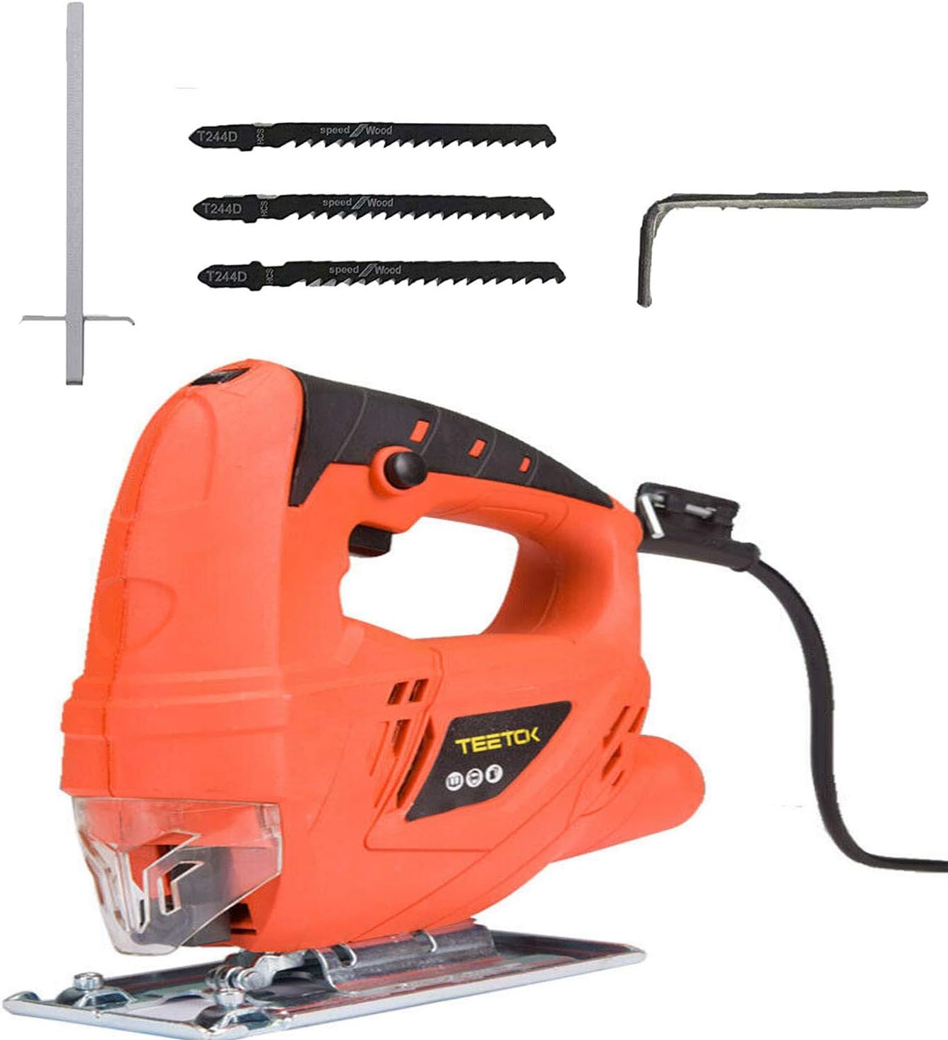Electric Jigsaw 710W with Six Different Variable Speed Settings + 3 ...