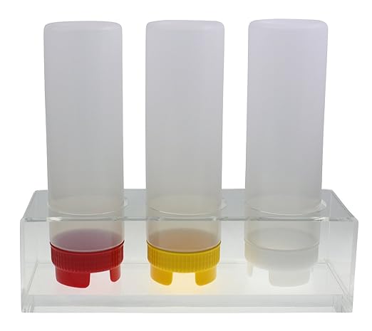 Quetschflaschen Set mit Ablageständer: Amazon.de: Lebensmittel & Getränke