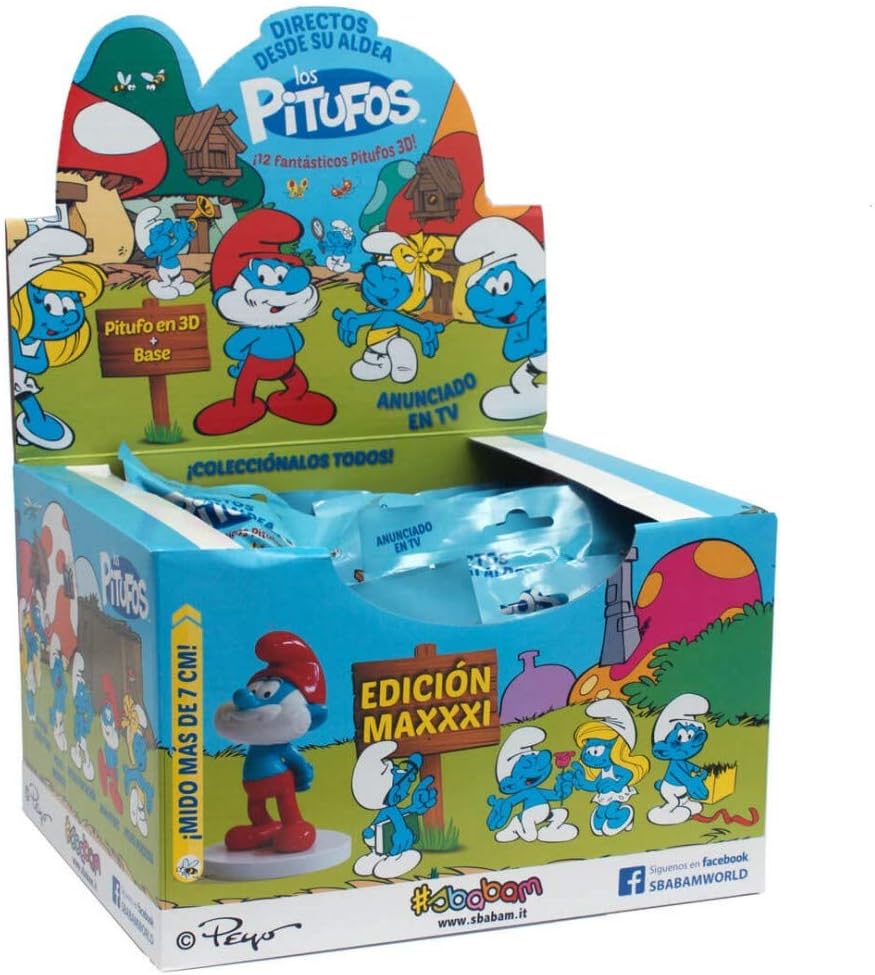 Sbabam – The Smurfs 29062. Figure. Display 12 units. – BigaMart