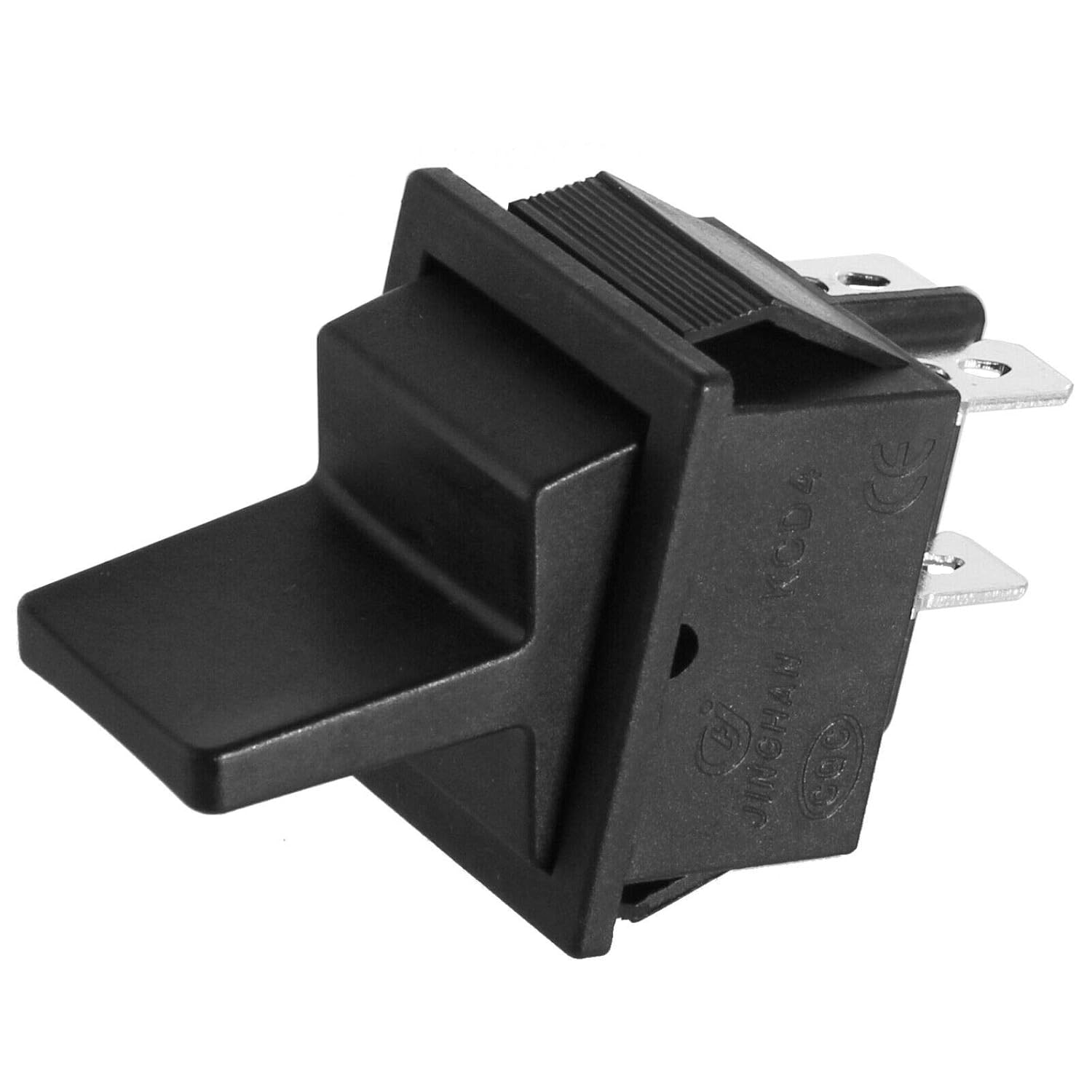 Kippschalter oder Kipptaster Schwarz zum auswählen 230V 16A 2x EIN (6V ...