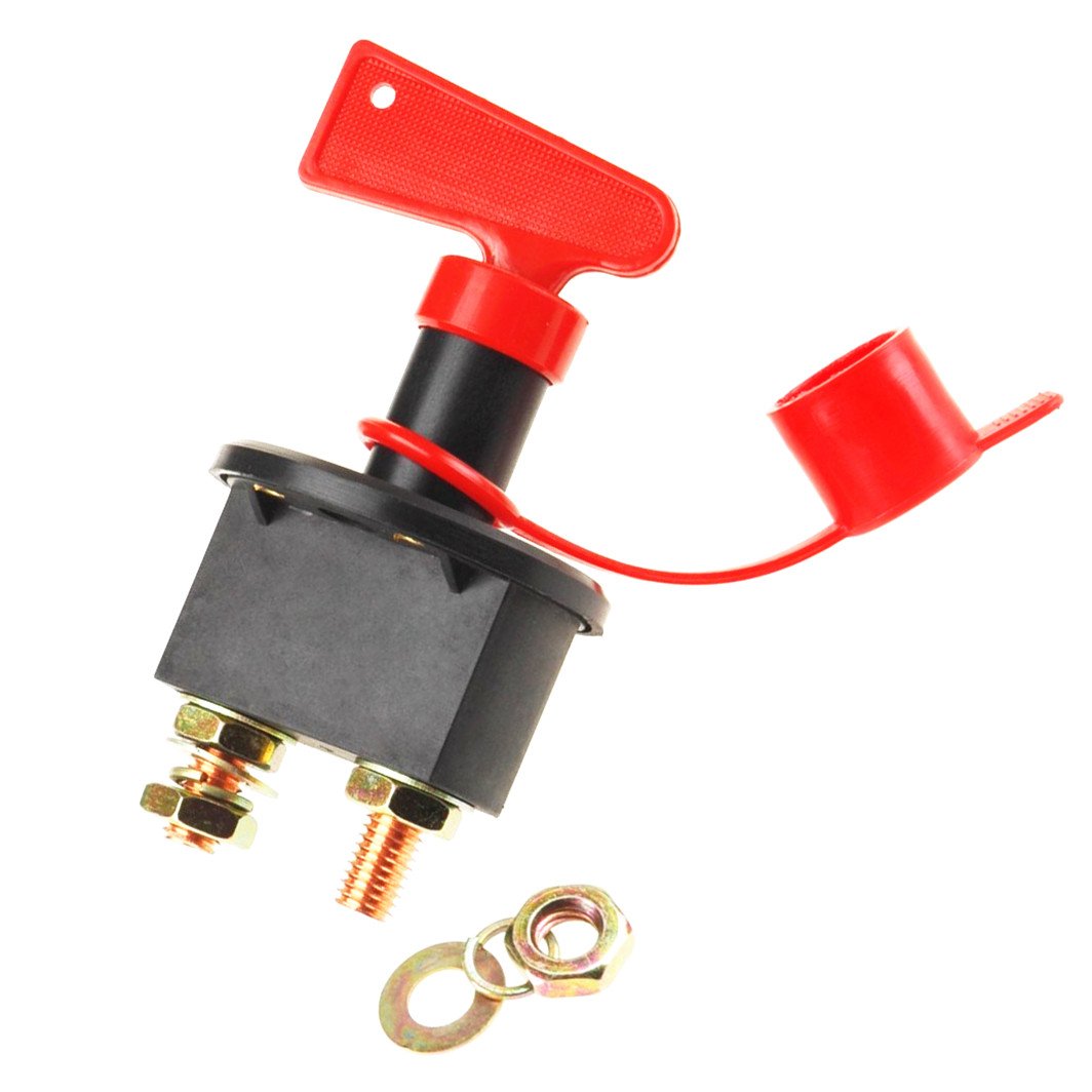 Qiorange Car Battery Isolator Cut Off Switch 12v 24v Max 500A With ...