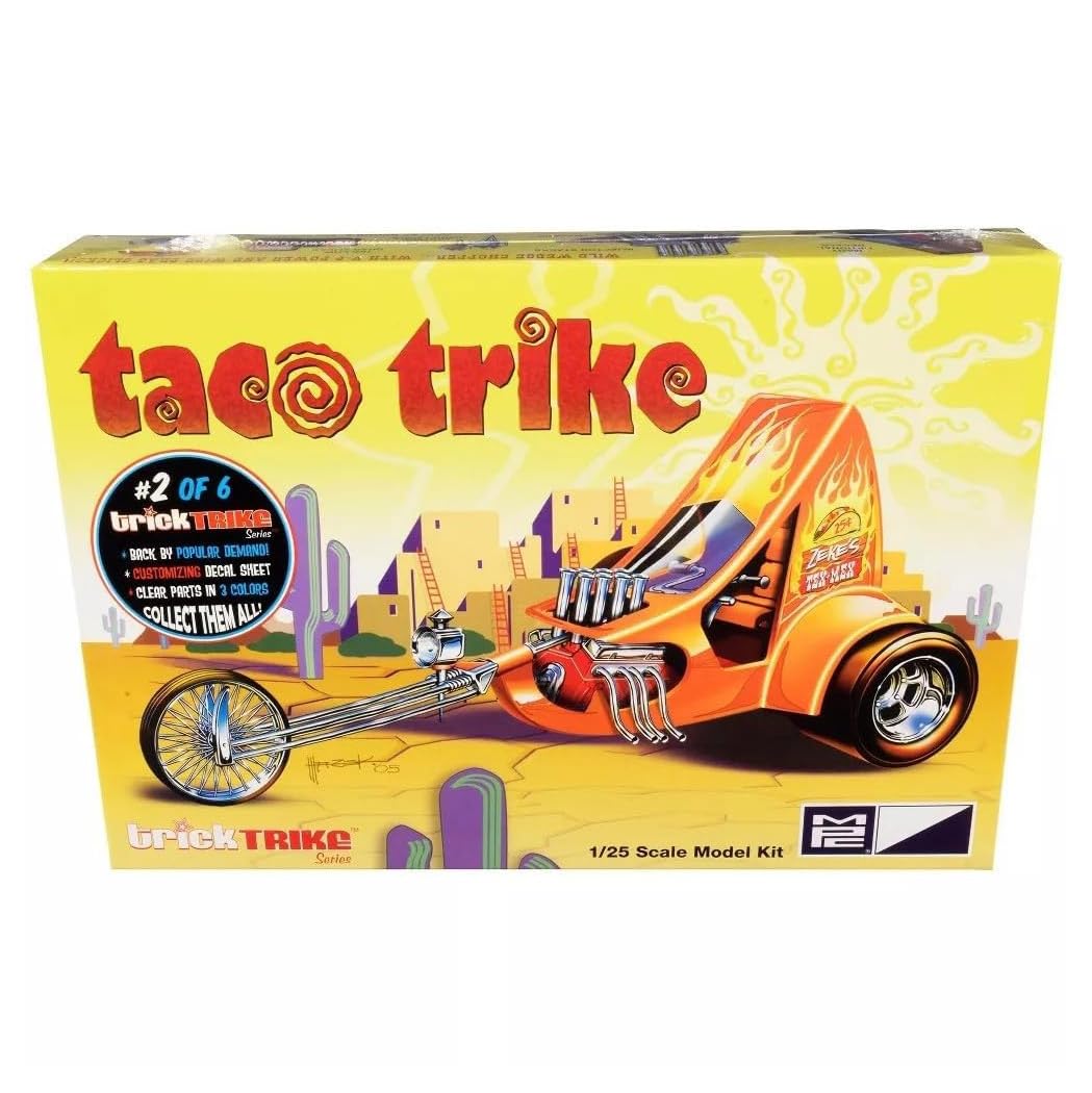 Mua MPC Taco Trike (Trick Trikes Series) 1:25 Scale Model Kit, White ...