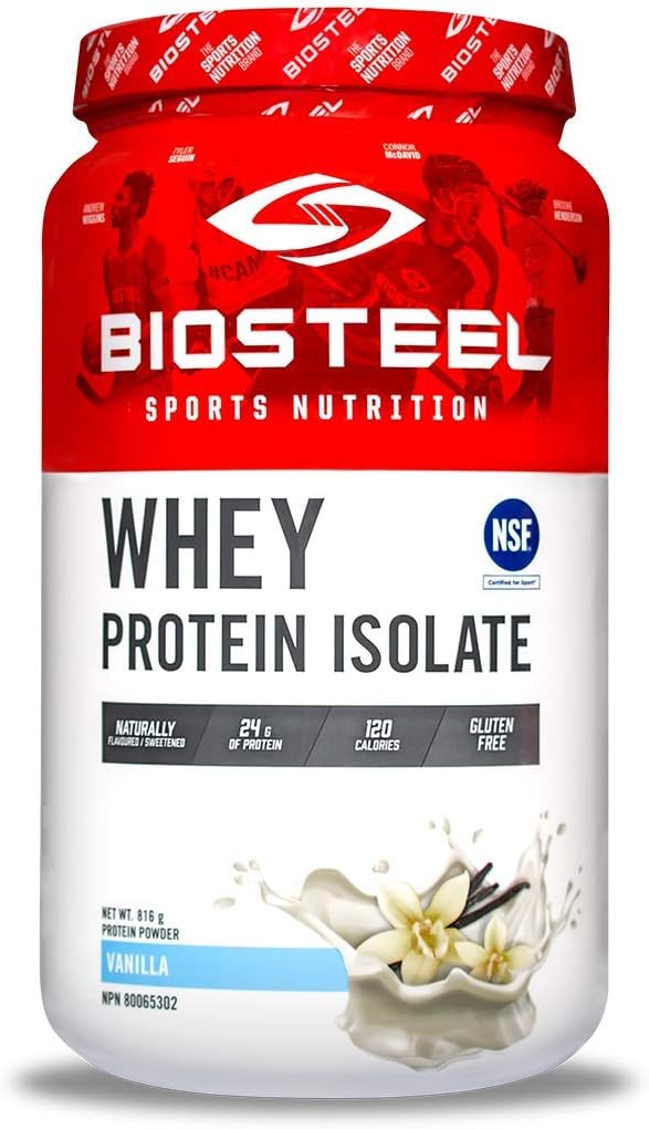 BioSteel Whey Protein Isolate, Grass Fed, Stevia Sweetened, Non GMO ...