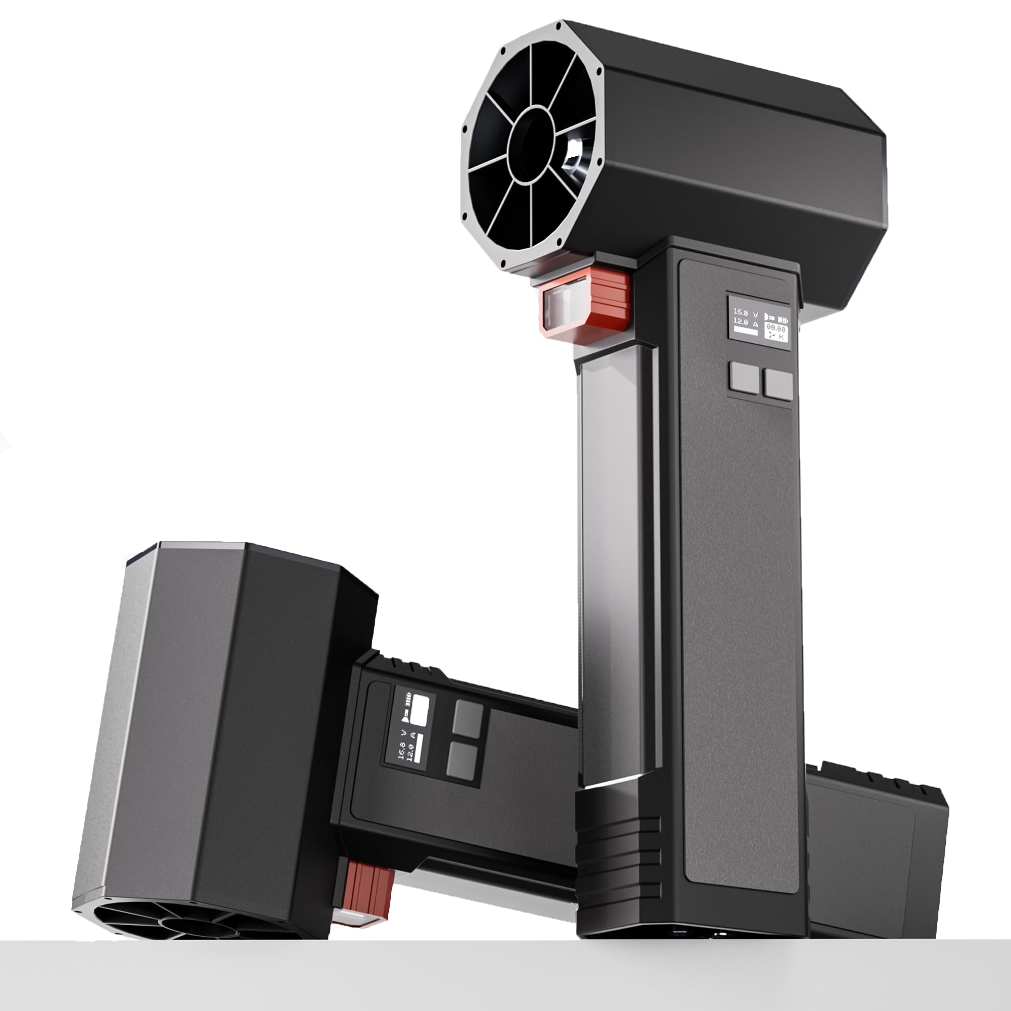 Oley Oversize Car Dryer Air Blower Turbo Fan, Instantaneous Thust 1.6KG ...