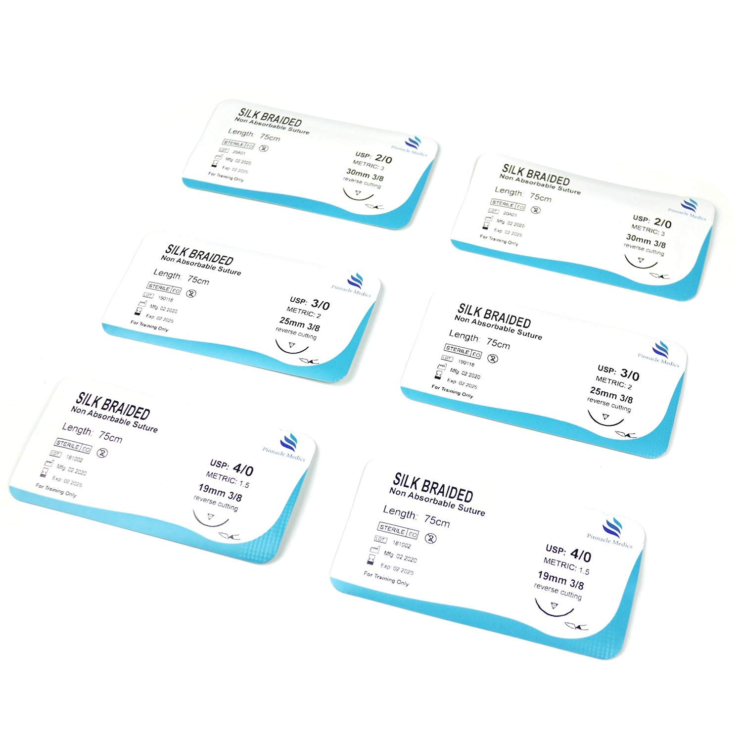 Mua Practice Sutures | Sutures Thread with Needle (24 Mixed 2/0, 3/0, 4 ...