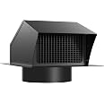 Roof Vent Cap 10 Inch Removable Rooftop Black Exhaust Iron Vent Cap ...