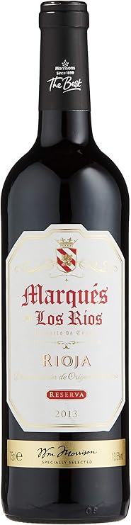 Morrisons The Best Marques De Los Rios Rioja Reserva, 75cl (Spain ...