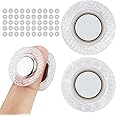 Amazon.com: 25 Pairs Mini Invisible Sew Magnetic Snap PVC Round Shape ...