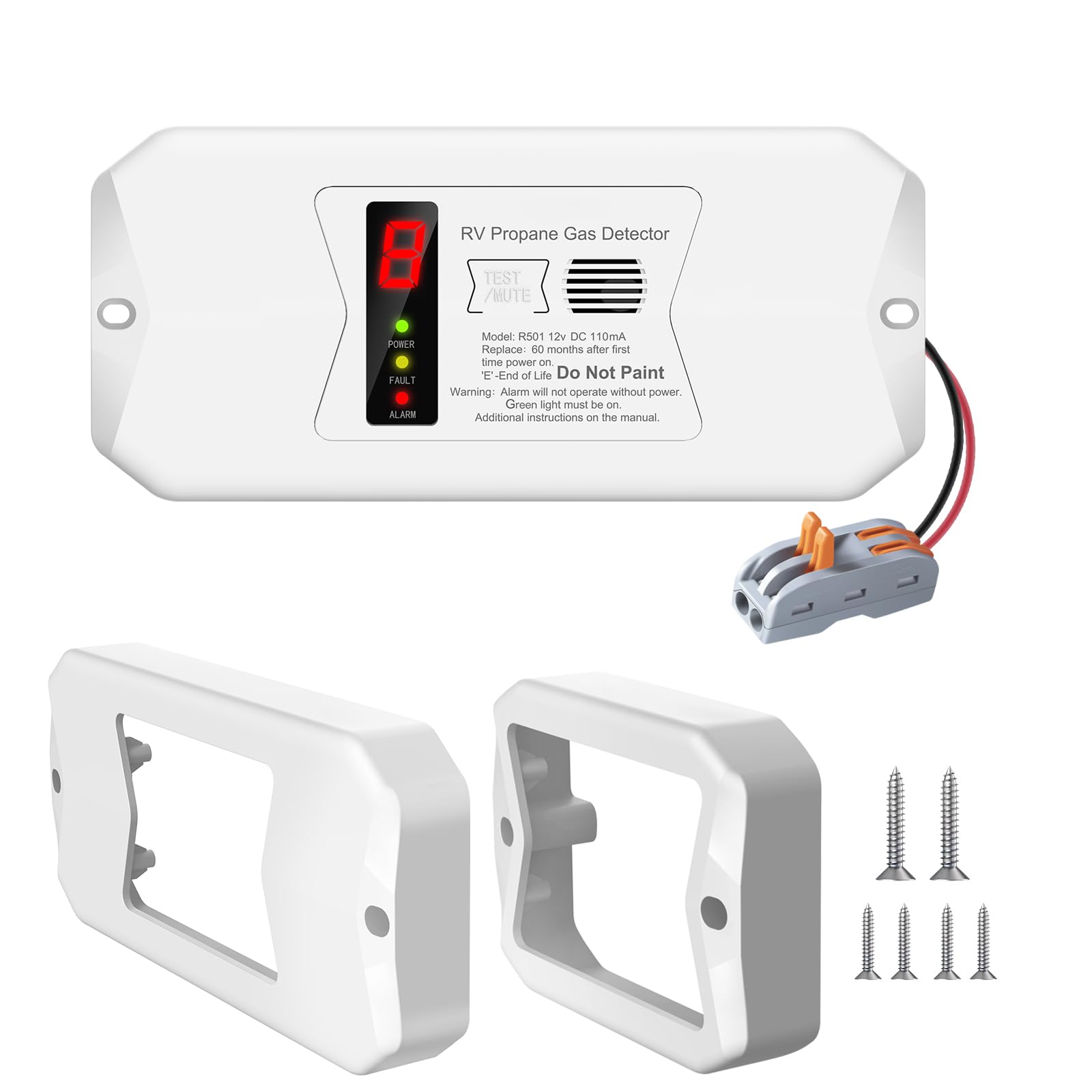 RV Propane Gas Detector, Aprvtio ALD-20 Digital RV Propane/LPG Gas ...