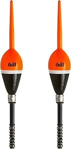 Amazon.com : Thill Premium Weighted Floats - 7/8 in Oval - Spring ...
