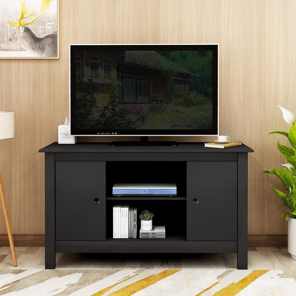 LZ Leisure Zone Modern TV Unit, TV Stand 110cm Cabinet Table Large ...