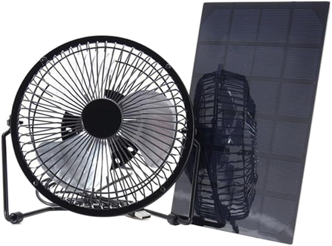 Amazon.com : Xlight.ca Solar Panel Fan Mini Portable Cooling USB Solar ...