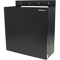 Amazon.com: StarTech.com 4U Vertical Wall-Mount Server Rack Enclosure ...