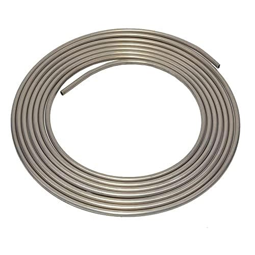 A-Team Performance Metal Fuel Line Tube - 3/8" Dia, 25 Ft Roll, .035 ...