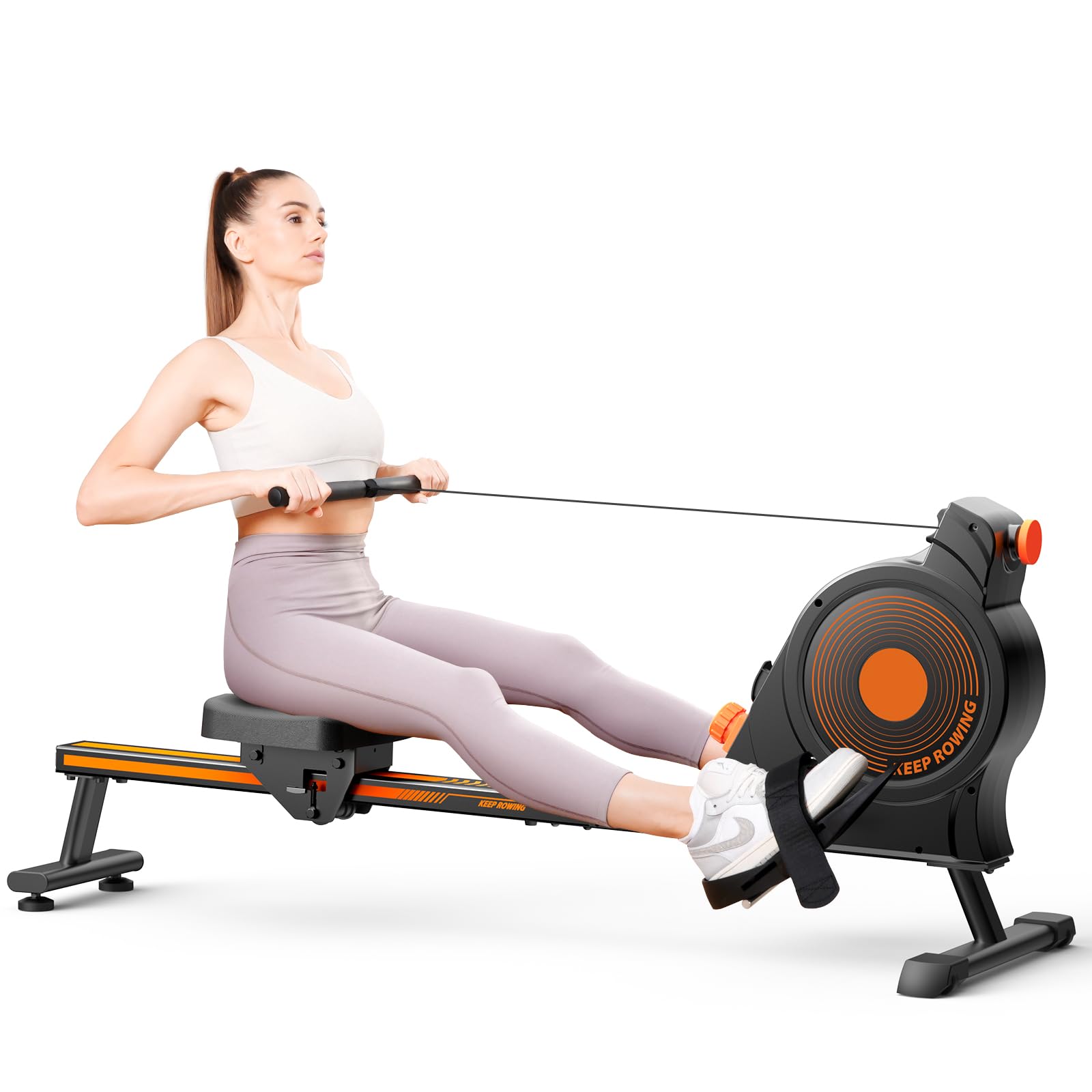 Rowing Machines for Home - Magnetic/Water Rowing Machine with Upgrade ...