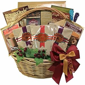 Amazon.com : Cafe Gourmet Premium Coffee Lovers Gift Basket : Gift ...