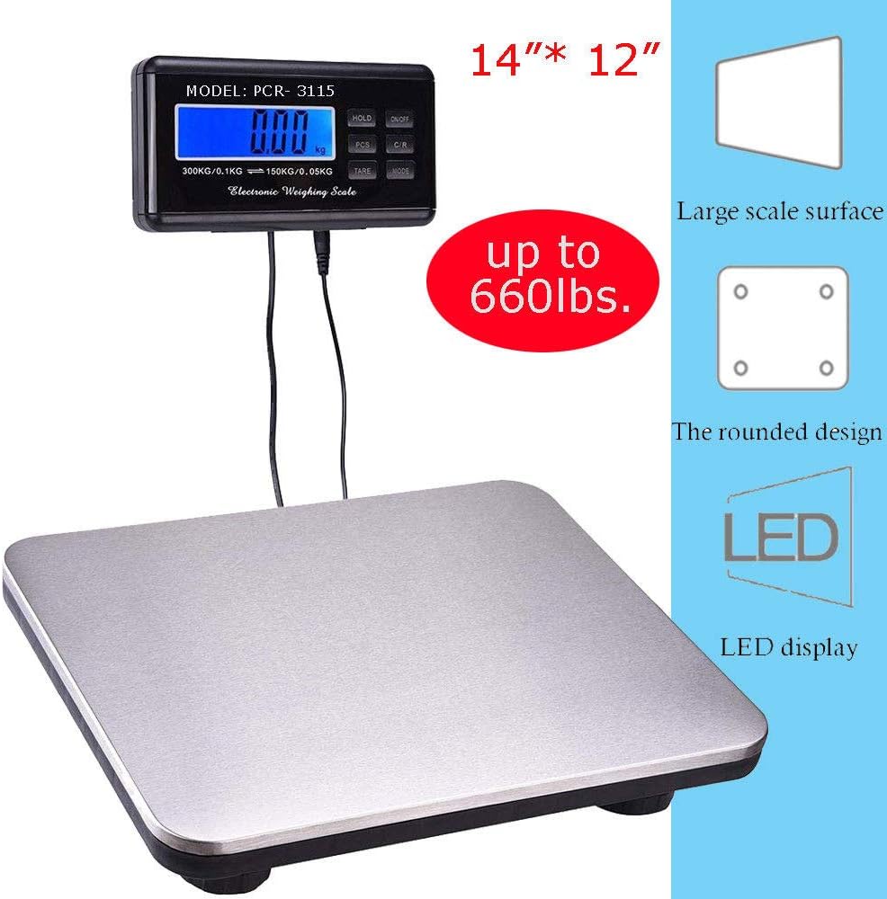 Shipping Parcel Scale Heavy Duty Digital 330kg Capacity for Shipping ...
