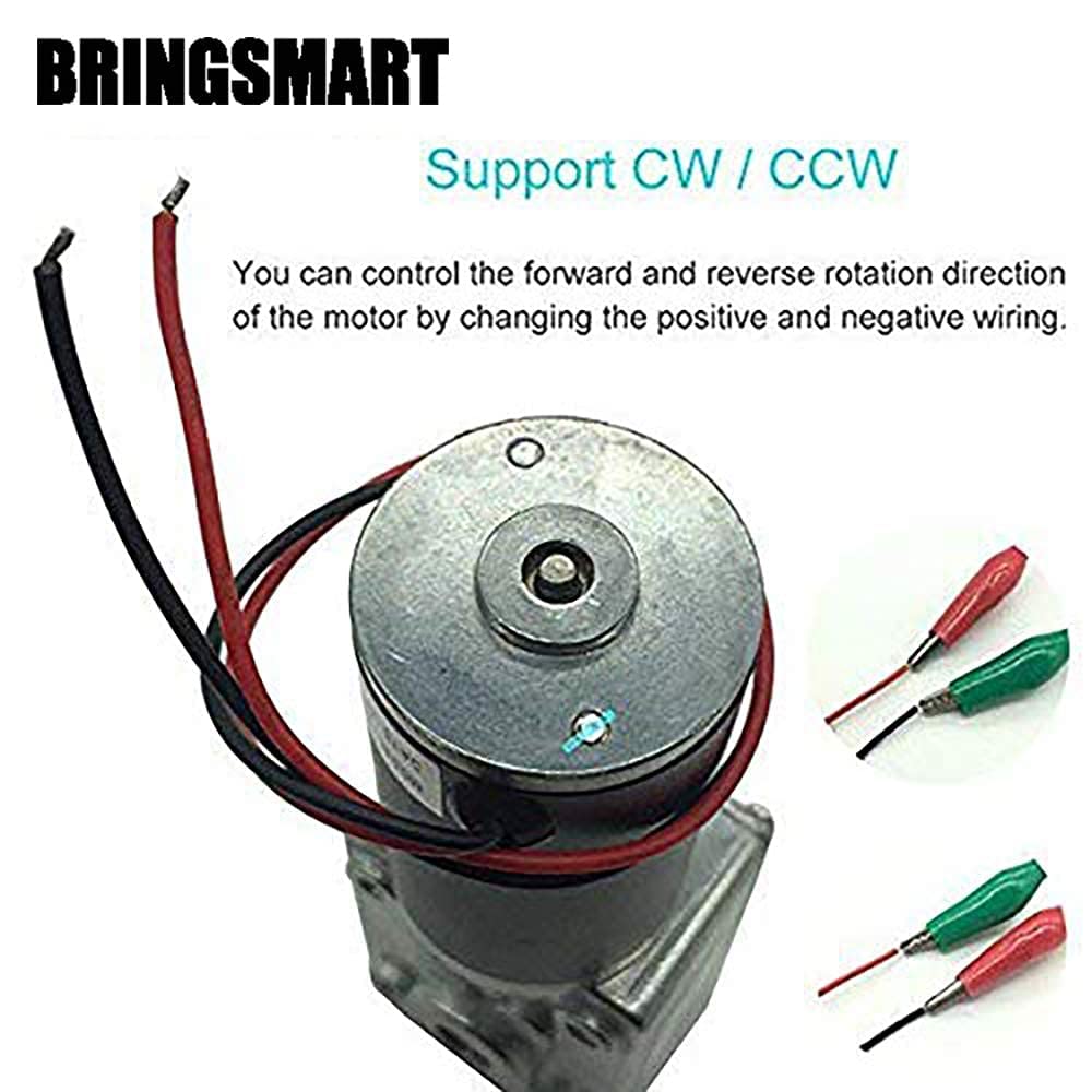 30rpm Dc Motor With Remote BRINGSMART 12V 30RPM With Wireless ...
