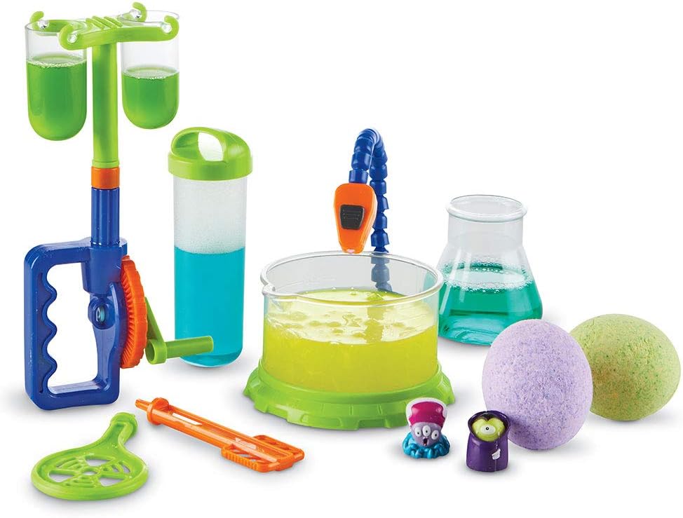 Learning Resources LER3838 Beaker Creatures Monsterglow Lab Set, STEM ...