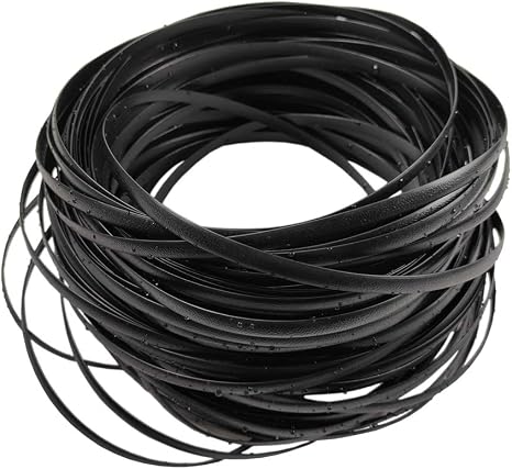 Mimbre de plástico sintético para todo tipo de clima, color negro, para ...