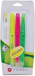 Amazon.com : FORAY(R) Erasable Highlighters With Chisel Tips, Assorted ...