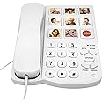 Amazon.com : Corded Phones for Seniors Landline Telephone 9 One-Touch Memory Speed Dialing Phone ...