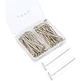 Amazon.com: T Pins, 100 Pack T-pins 2 Inch Wig Pin for Blocking Knitting, Modelling, Crafts and ...
